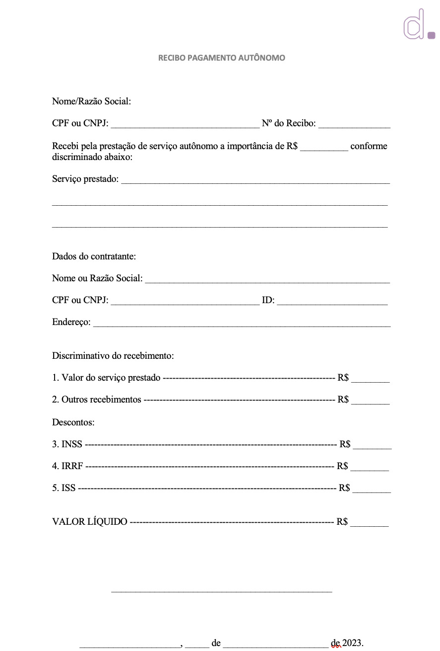 Formulário de contratação de estagiário - Digiconts
